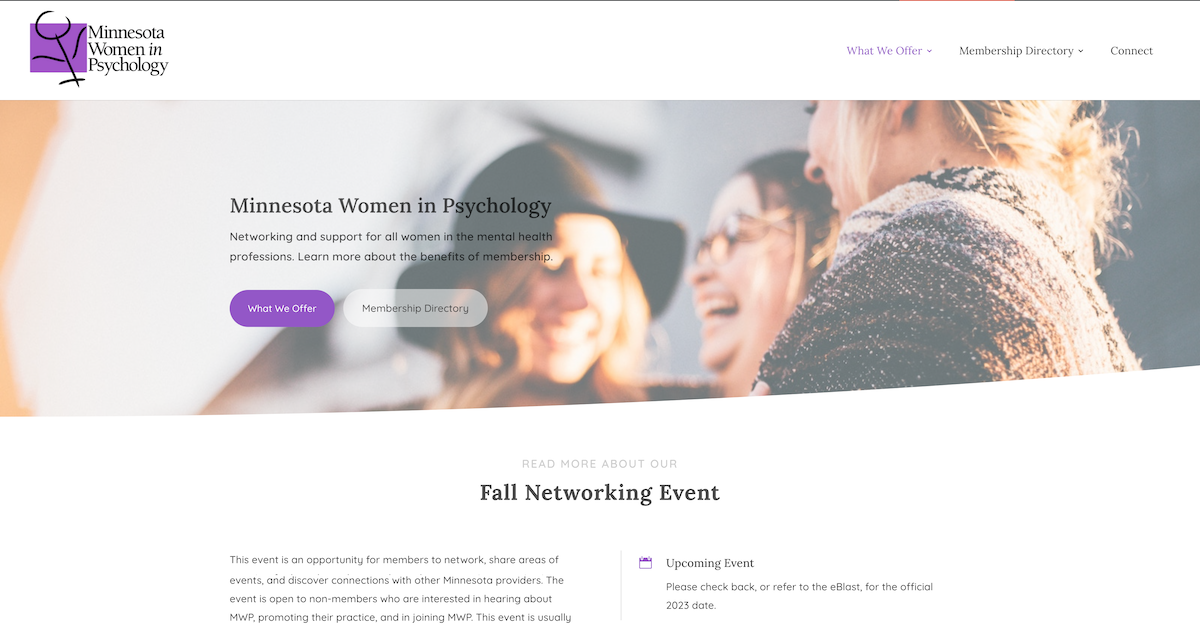 Fall Networking Event | Minnesota Women in Psychology
