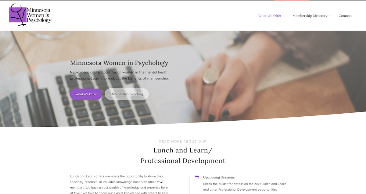 Lunch and Learn/Professional Development | Minnesota Women in Psychology